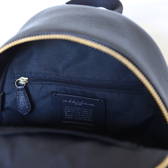 Coach | Bags | Coach Mini Charlie Backpack Bag In Leather Black | Poshmark